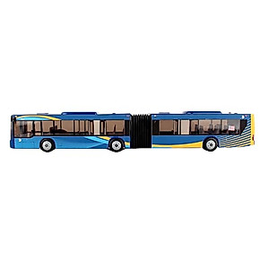 Daron MTA New York City Bus 16" Articulated Bus RT8571 Toy, Blue , Brown