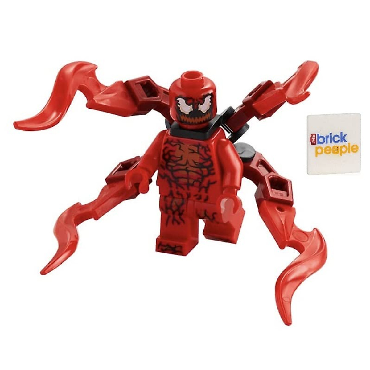 LEGO Superheroes: Carnage Minifigure with Appendages and Red Cape