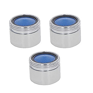 Juvielich 18mm Faucet Aerators Faucet Flow Restrictor Replacement Parts Insert Sink Aerator for Bathroom or Kitchen 3PCS