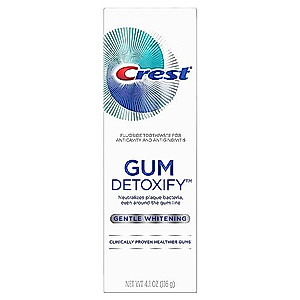 Crest Gum Detoxify Gentle Whitening Toothpaste, 4.1 Oz