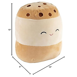 Squishmallows Original 10-Inch Koako The Ice Cream Sandwich - Food Squad - Official Jazwares Plush - Collectible Soft & Squishy Stuffed Animal Toy - Add to Your Squad - Gift for Kids, Girls & Boys