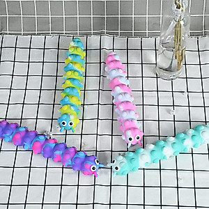 Langmeil Suction Pop Fidget Toy, Relax and Pressure Relief Toys, 3D Squeeze Anti-Pressure Popper Sensory Toys for Kids and Adults(Purple & Mint)