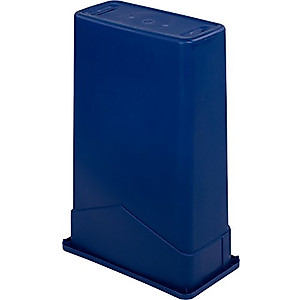 Carlisle FoodService Products 34202314 TrimLine Polyethylene Waste Container, 23 Gallon Capacity, 20" Length x 11" Width x 29.88" Height, Blue (Case of 4)