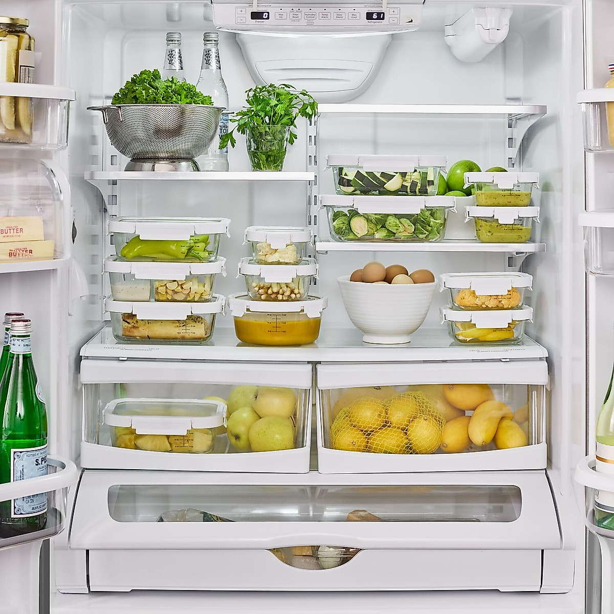 Sur La Table Glass Storage Containers, 10-Piece Set, Clear