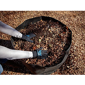 Smart Pot 12125 Sak Fabric Composting Container with Plastic Fitted Cover, Black