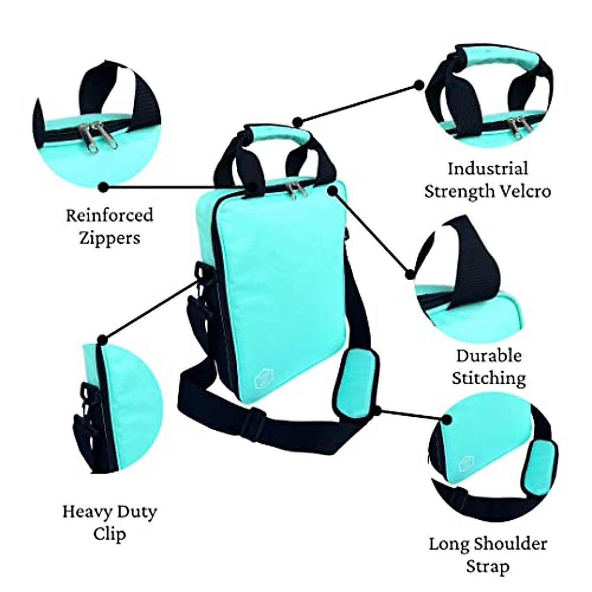 Ultra Slim Cooler | Beach Cooler |Beer Cooler | Pack and Go | Holds 10 Cans | Durable Exterior | Thick Insulation | Paddle Board Cooler | Hiking Cooler | Poolside Cooler | Kayak Cooler