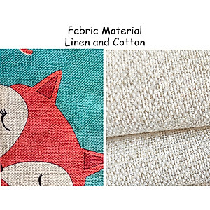 Chair Cushions for Dining Chairs 6 Pack - Thickening Style Kitchen Set of with Ties, U-Shaped Blue Flower Sofa Office Room Decor (Retro 1), 16 x 16 Inches