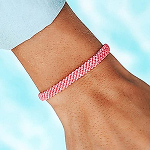 Pura Vida Bracelets Pack All Smiles & Happiness Bracelet Stack - Set of 3 Stackable Bracelets for Women, Summer Accessories & Cute Bracelets for Teen Girls - 1 Chain Bracelet & 2 String Bracelets