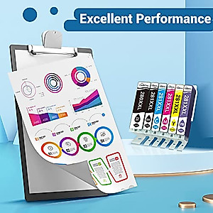 SANCTink 280 281 Ink Cartridge Compatible Replacement for Canon 280 281 PGI-280XXL CLI-281XXL for Canon Pixma TS9120 TS8220 TS8320 TS8300 TS9100 TS8120 TS8100 TS8200 Printer (1PGBK/BK/C/M/Y/PB, 6Pack)