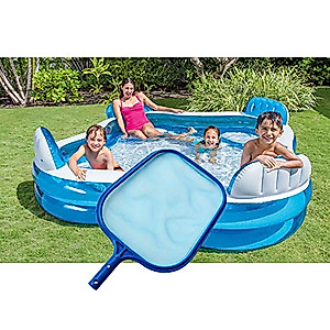 ATIE Pool, Spa, Hot Top, Fountain, Pond Fine Mesh Leaf Skimmer Rake Net, Ideal for Removing Leaves & Debris in In-Ground and Inflatable Above Ground Pool