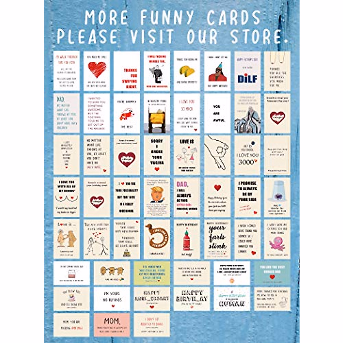 Funny Birthday Card, I Wanted to Send You Something Awesome Bday Card for Boyfriend Husband Friends BFF