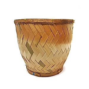 Sticky Rice Steamer Basket Size 8.5 inches With Bottom Plate (Only Basket)