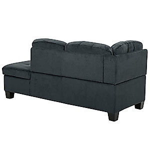Christopher Knight Home Canterbury Fabric Sectional Set, Charcoal