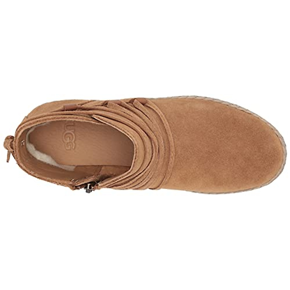 UGG Women's Rianne Fashion Boot, Chestnut Suede, 6