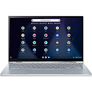 ASUS Chromebook Flip C433 14" IPS FHD 2-in-1 Touchscreen (Intel Core M3-8100Y, 8GB RAM, 128GB Storage (64GB eMMC + 64GB IST SD Card), Stylus) Home & Business Laptop, IST Pen, Chrome OS