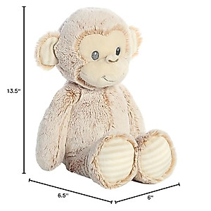 Aurora® Adorable Cuddlers™ Marlow Monkey™ Baby Stuffed Animal - Security and Sleep Aid - Comforting Companion - Brown 14 Inches