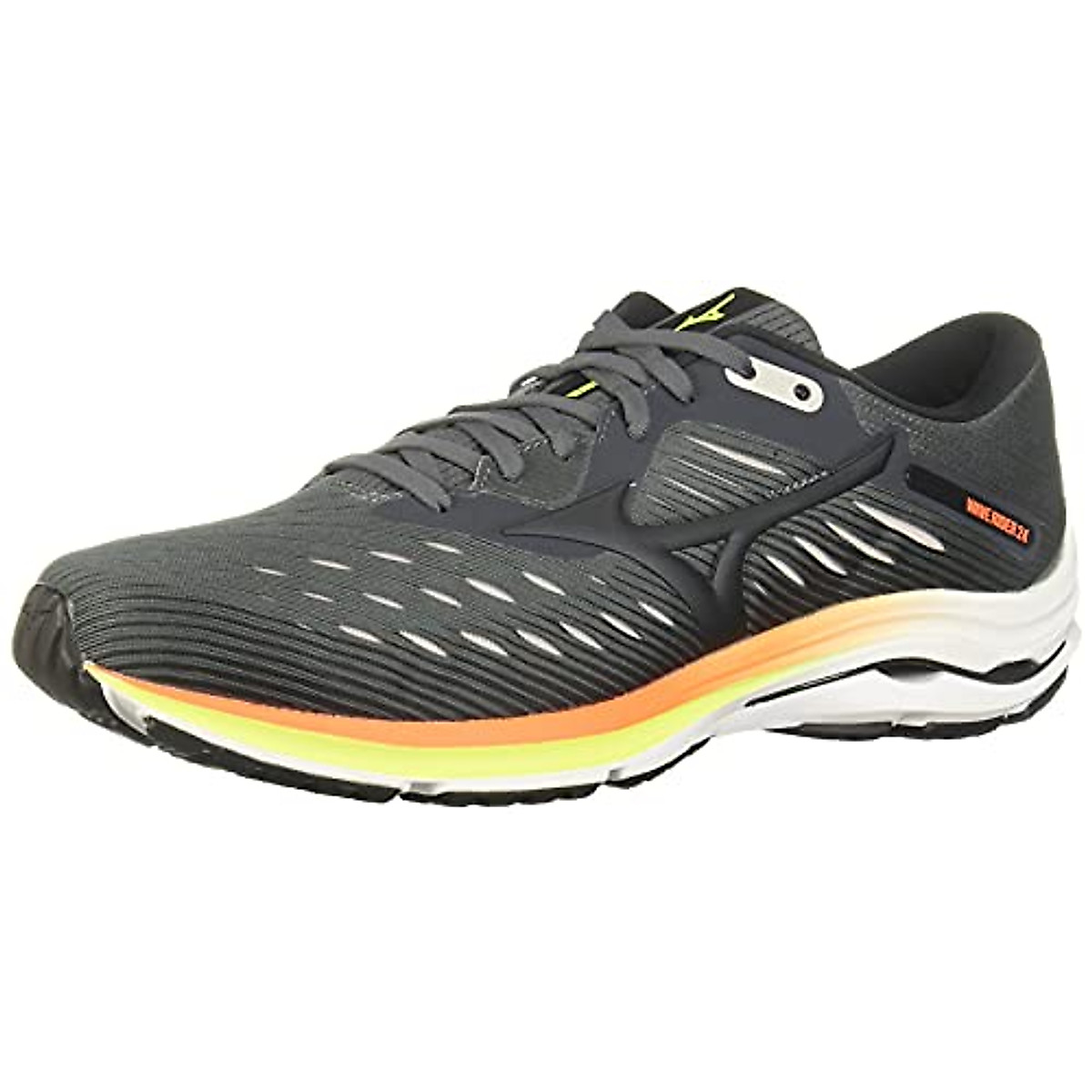 Mizuno mens Wave Rider 24 Running Shoe, Castlerock-phantom, 12.5 US