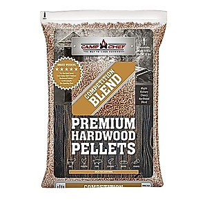 Z GRILLS Wood Pellet Smoker with Upgraded PID Controller, 8 in 1 BBQ Grill, 553 sq in Cooking Area & Camp Chef Competition Blend BBQ Pellets, Hardwood Pellets for Grill, Smoke, Bake, Roast