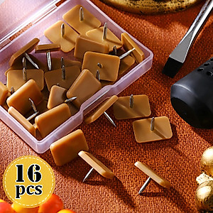 Tack-In Drawer Glides Drawer Tack Glide for Repairing Dressers, Making All the Drawers Slide Smoothly and Evenly (16 Pieces)