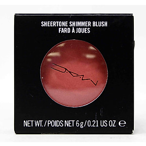 MAC Sheertone Shimmer Powder Blush Peachykeen for Women, 0.21 Ounce