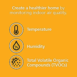 Kidde Smart Carbon Monoxide Detector & Indoor Air Quality Monitor, Plug In Wall, WiFi, Alexa Compatible Device, Voice & App Alerts