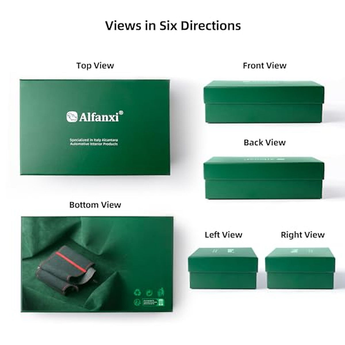 Alfanxi Hand Stitch Alcantara Steering Wheel Cover Compatible with Mini Cooper/Cooper S One (Blue Stripe)