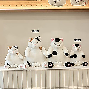 OOPSHANA Stuffed Animal Pillows, Cute Lazy Cat Plush Toys, Stuffed Plush Dolls, Gifts for Friends