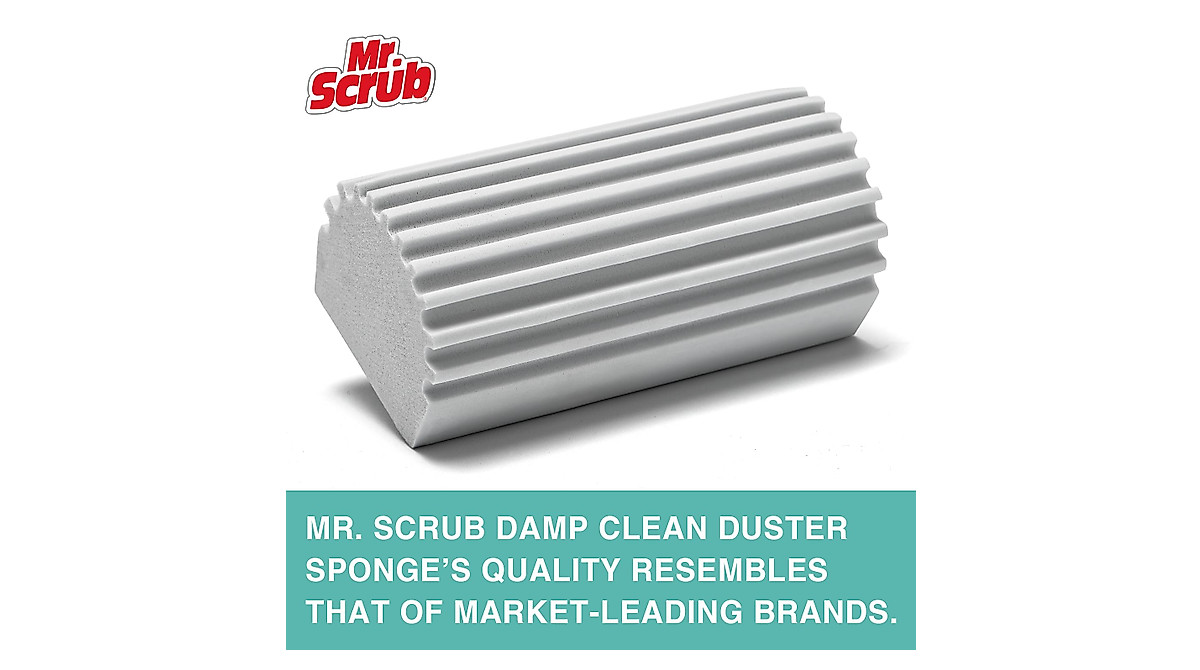 Reusable 4 Pack Damp Dusting Sponge Duster