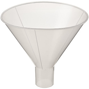 Globe Scientific 600166-1 Polypropylene Powder Funnel, 180mm, Pack of 1