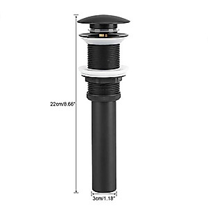 Pyhodi Basin Sink Durable Solid Bathroom Sink Easy to Install Bathroom for Kitchen