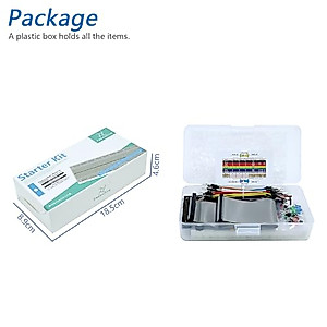 Freenove Basic Starter Kit for Raspberry Pi 5 4 B 3 B+ 400 Zero 2 W, 383-Page Detailed Tutorial, Python C Java Scratch Processing Code, 146 Items, 48 Projects (Raspberry Pi NOT Included)