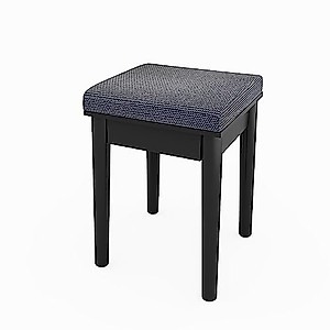 ISHARINGTIME Vanity Table, Vanity Desk with Lighted Mirror, 4 Drawers Makeup Table with Soft Cushioned Stool for Bedroom Studio (Black) TYVT010BK