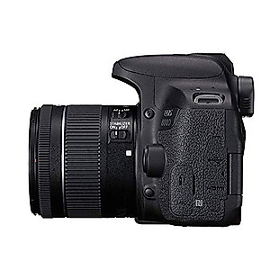 Canon EOS 800D / Rebel T7i w/Canon EF-S 18-55mm F/4-5.6 is STM Zoom Lens & Professional Accessory Bundle W/ 128GB Memory Card & Back-Pack Case & Spare Battery & More (Renewed)