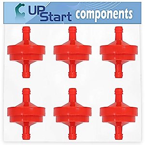 UpStart Components 6-Pack 394358 Fuel Filter Replacement for Toro 22025 - Compatible with 298090S Fuel Filter 150 Micron