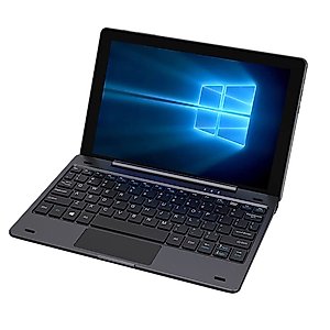 NANCHUNWEN Laotop 10.1”1200 * 1920 FHD Laptop 10.1 inch FHD Display 4GB RAM, 64GB, 2 in 1 Windows 10 Tablet(British Keyboard,Intel N4120) (Black 1200x1920 8GB+64GB)