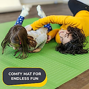 Ocodile Baby Playpen with Mat - Extra Large Play Yard with Mesh Sides for Your Toddler - 50 Balls and 4 Rings Gray