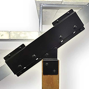 Pylex 13920 Steel Stair Riser Connector, Black