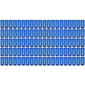 LOOPACELL CR123A CR123 123A 3V Lithium 100 Batteries (Non Rechargeable Batteries)