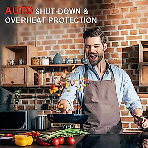 Electric Cooktop 24",220V~240V Built-in 4 Burners Ceramic Cooktop with Hard Wire, 6000W Touch Control Glass Cooktop, 24 Inch Electric Stove Top,Hard Wire(No Plug)