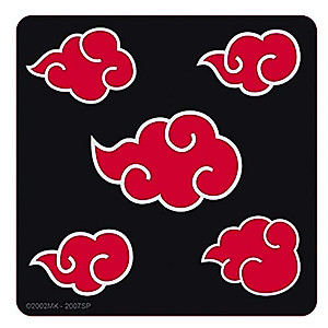 ABYstyle Naruto Shippuden Coaster Set Includes Hidden Leaf, Uchiha, Hokage, & Akatsuki Emblems 3.75" x 3.75" Anime Manga Home & Kitchen 4 Pcs