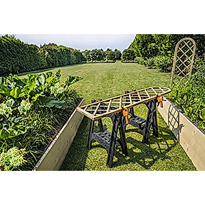 WORX WX065 Clamping Sawhorses with Bar Clamps