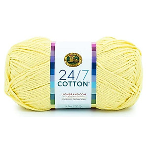 Lion Brand Yarn - 24/7 Cotton - 6 Skein Assortment (Mix 1)