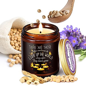 Lavender Scented Candle Memorial Gifts for Loss of Loved One, Sympathy Candle, Remembrance Gift for Loss, Condolence Grieving Gifts, Keepsake Loving Memory Candle, Passed Away Family Sympathy