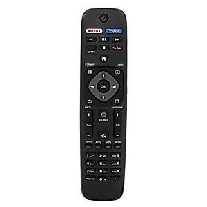 New Replaced Remote fit for Philips Smart TV NH500U NH500UW NH503UP 43PFL4902 65PFL5602 55PFL5602 50PFL5602 43PFL5602 75PFL6601 32PFL4902 40PFL4901 43PFL4901 43PFL4902 50PFL4901 50PFL5601 50PFL5602/F7