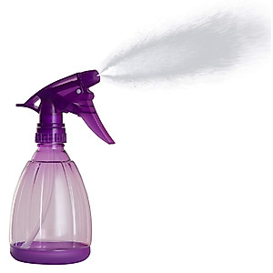 Empty Spray Bottles - 12 Oz Refillable Sprayer - pack of 3 - for Essential Oil, Water, Kitchen, Bath, Beauty, Hair, and Cleaning - Durable Trigger Sprayer with Mist & Stream Modes