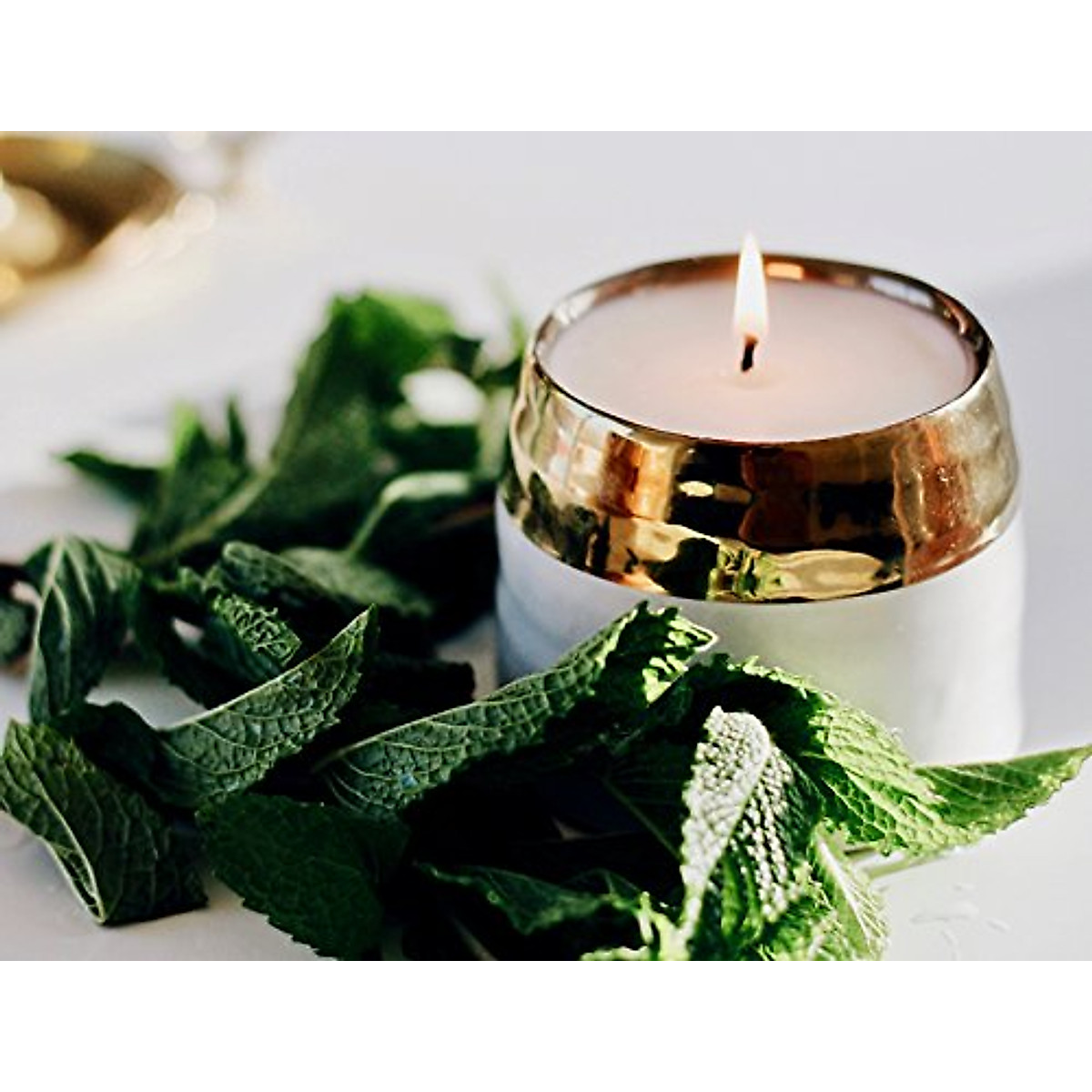 Hyggelight | The Growing Candle. Tired of Tossing Empty Candles? Try Our Less-Waste Solution. 10 oz, 55 hr Burn Time, 100% Soy Wax, Cotton Wick, Handmade Reusable Pot. (Sandalwood + Vanilla, Clara)