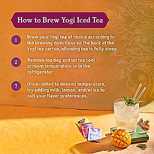 Yogi Tea Egyptian Licorice Mint Tea - 16 Tea Bags per Pack (4 Packs) - Caffeine-Free Organic Tea - Includes Peppermint Leaf, Licorice Root, Cinnamon Bark, Cardamom Pod, Ginger Root & More