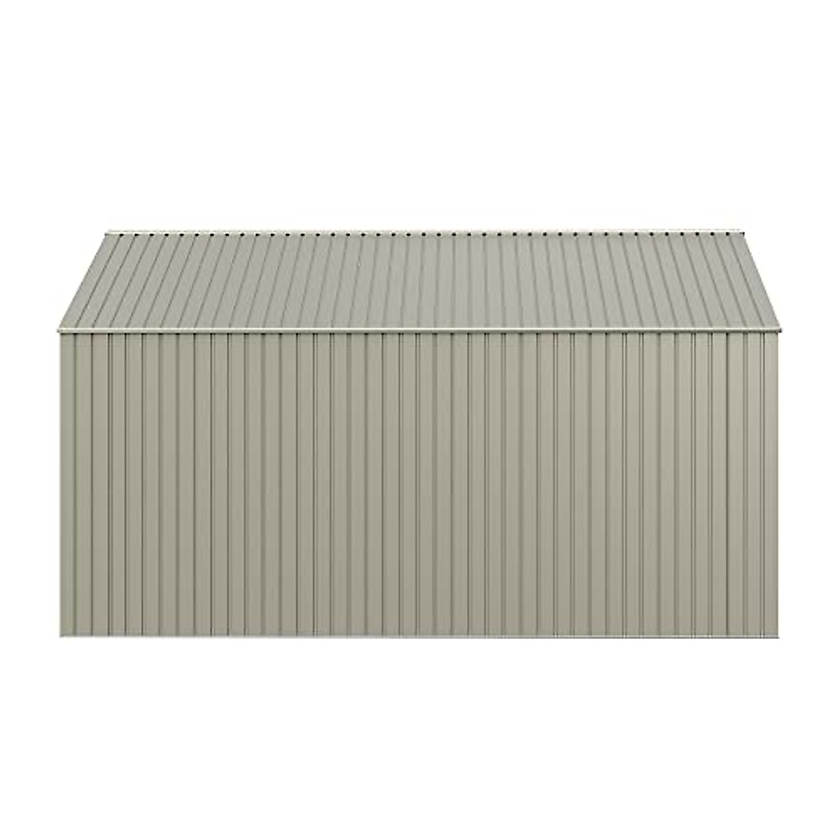 Arrow Shed Elite 12' x 14' Outdoor Lockable Gable Roof Steel Storage Shed Building, Cool Grey