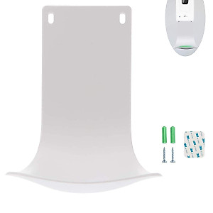 Drip Tray for Wall mounted Soap Dispenser, Prevent Dripping and Spraying, Dispenser Stand,Soap Dispenser Bracket, Soap dispenser water tray，Soap Dispenser Drip Tray,Detergent cup holder(Color : White)