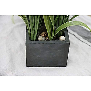 SAROSORA Artificial Plants 22" Tall for Garden Indoor Greenery Tabletop Decor Home Fake Grass | Fauk Plants (1, 22")